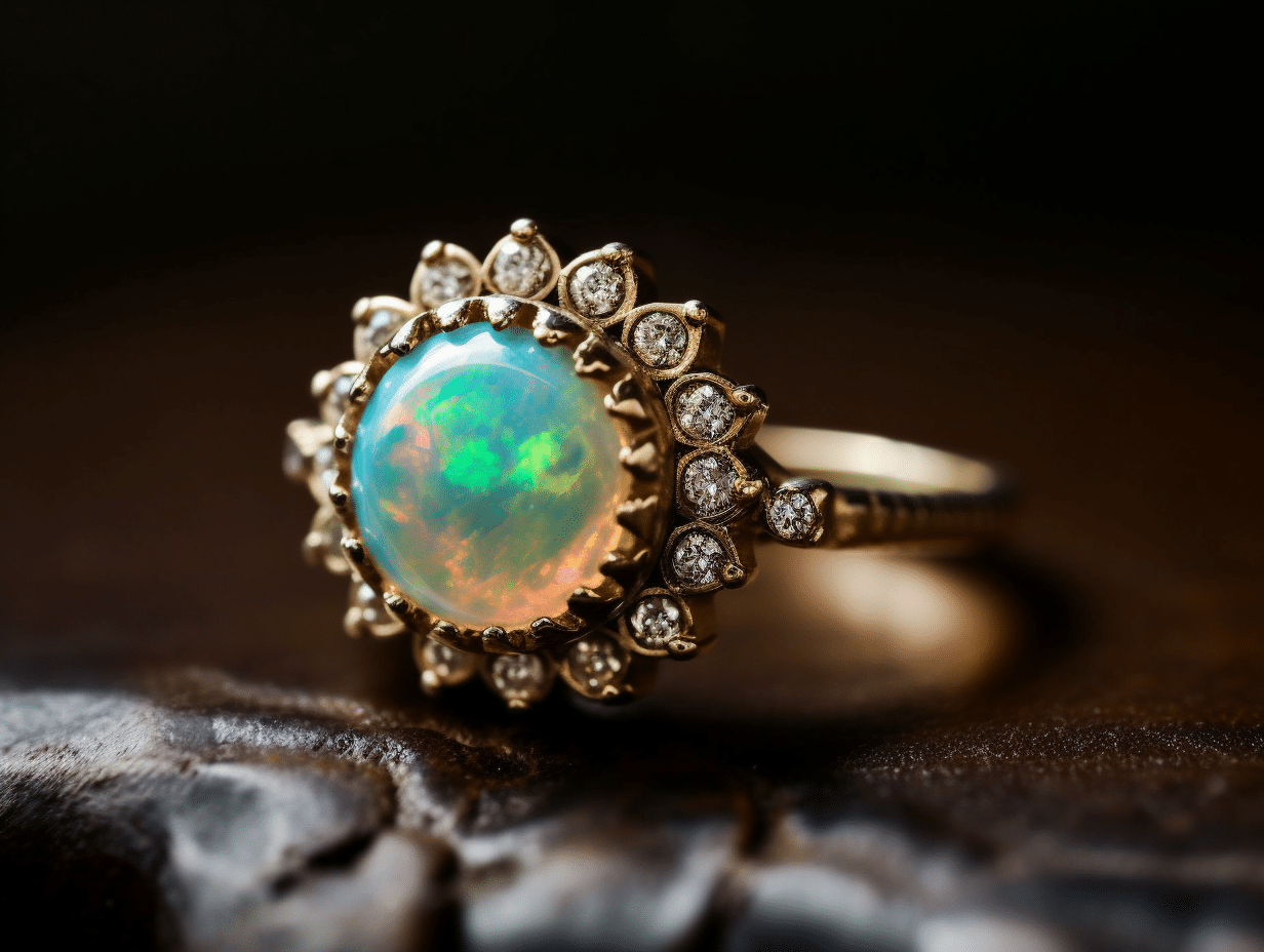 8 Mesmerizing Opal Engagement Ring Designs - Rings Jewelry