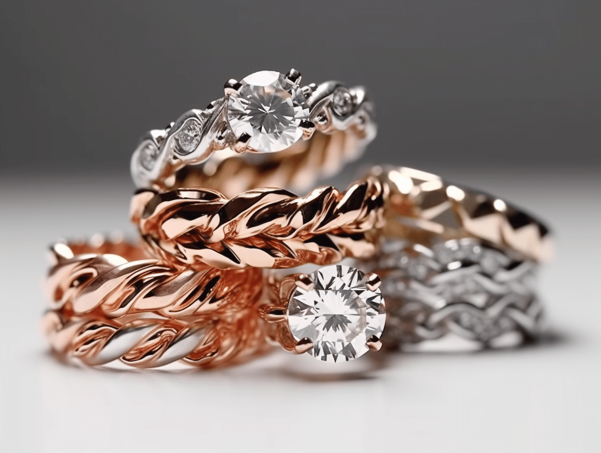 8 Unique Ways to Customize Your Twist Band Engagement Ring - Rings Jewelry