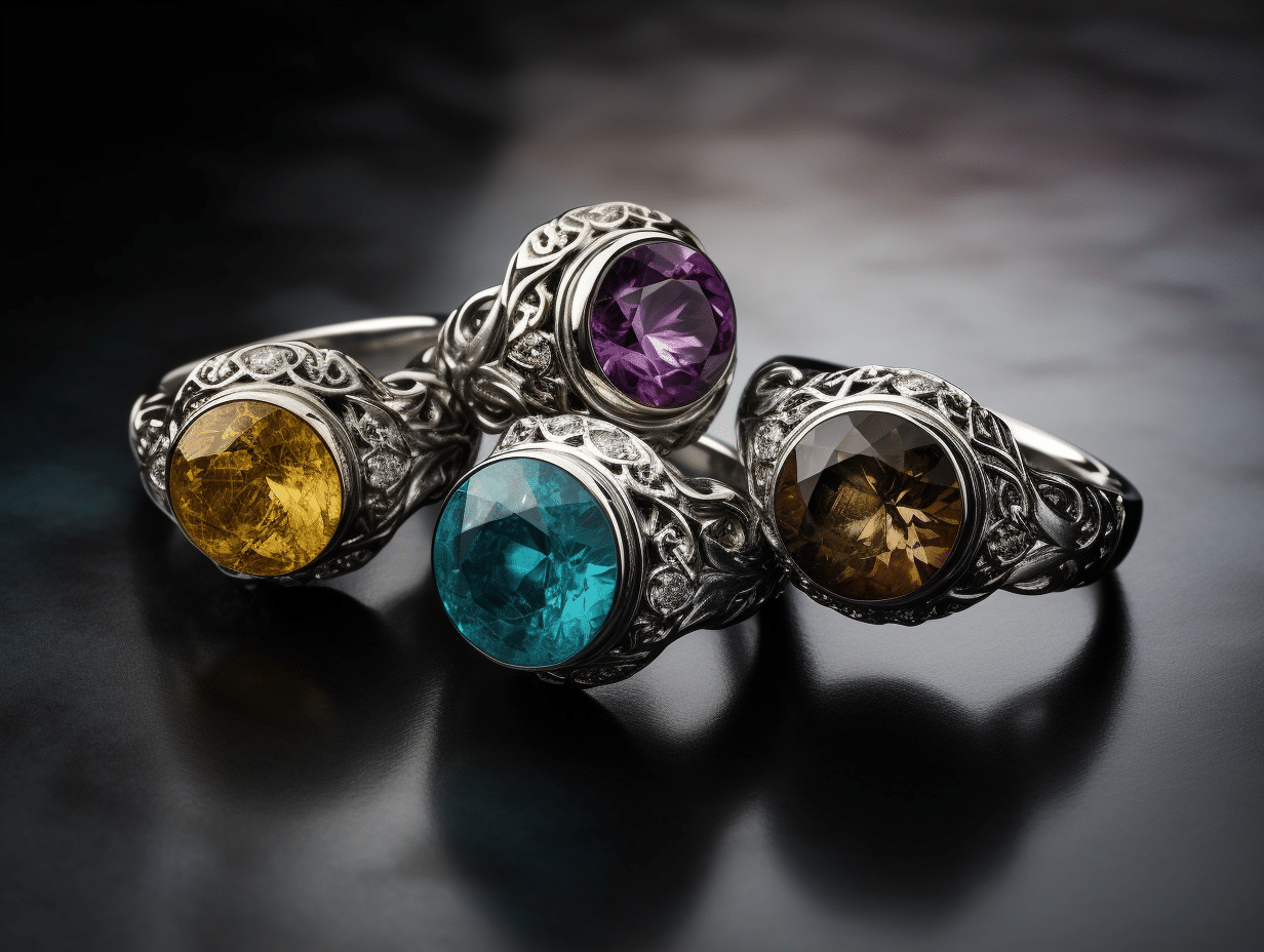 4 Unexpected Gemstone and Metal Pairings for Halo Rings